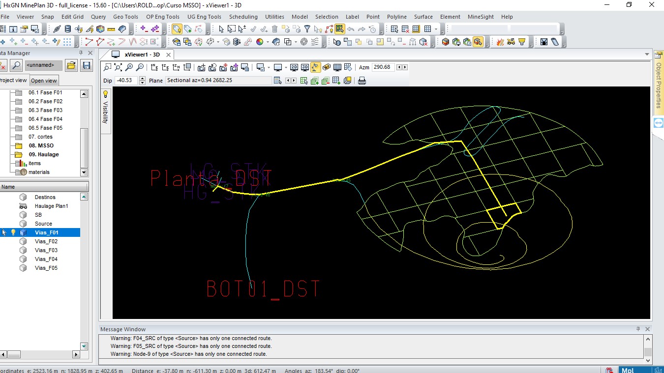 MS Open Pit – Planeamiento a corto plazo – MS Interactive Planner ...