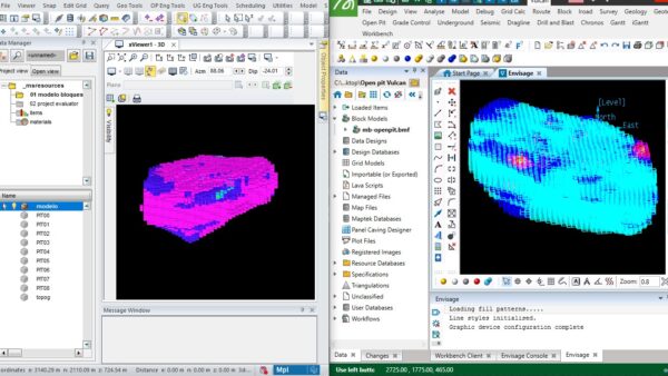 Maptek Vulcan – Importar modelo de MineSight – G&R MINING SOLUTIONS